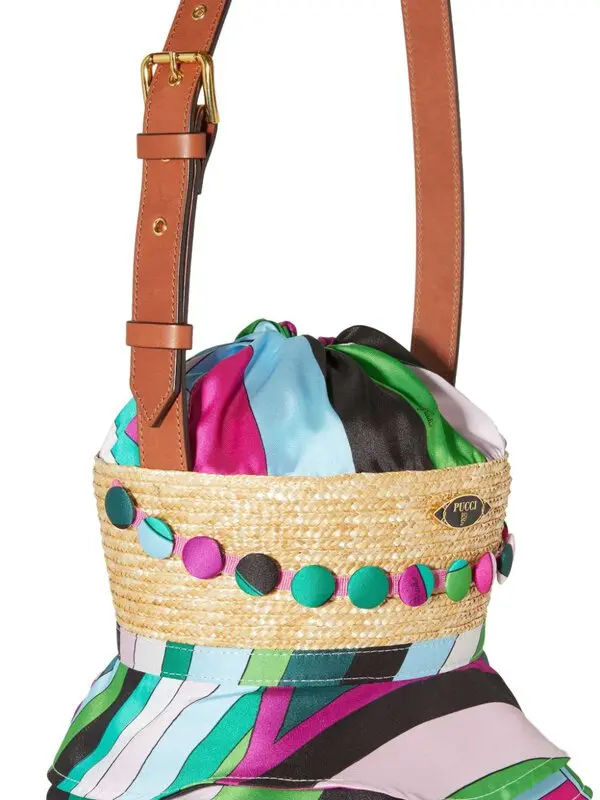 Emilio Pucci Nella Iride-print Bucket Bag