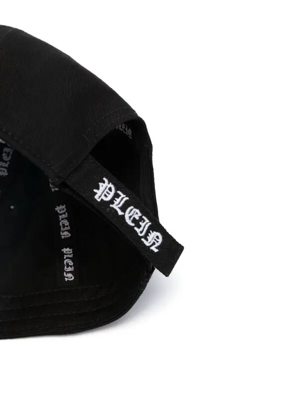 Philipp Plein Logo-patch Baseball Cap - Black