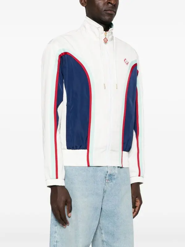 Casablanca Panelled Zip-up Track Jacket