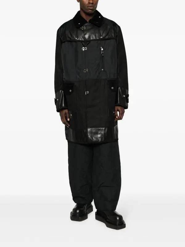 Junya Watanabe Panelled Single-breasted Parka