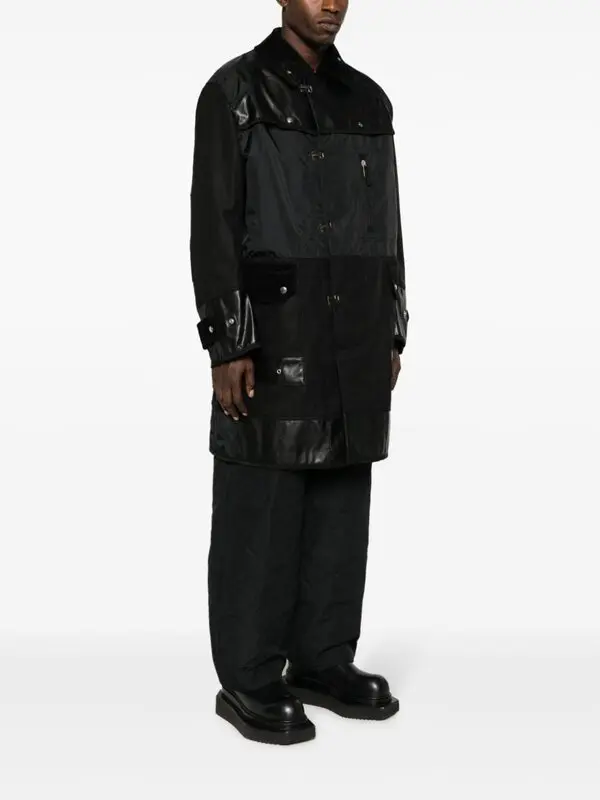 Junya Watanabe Panelled Single-breasted Parka