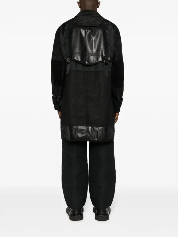 Junya Watanabe Panelled Single-breasted Parka