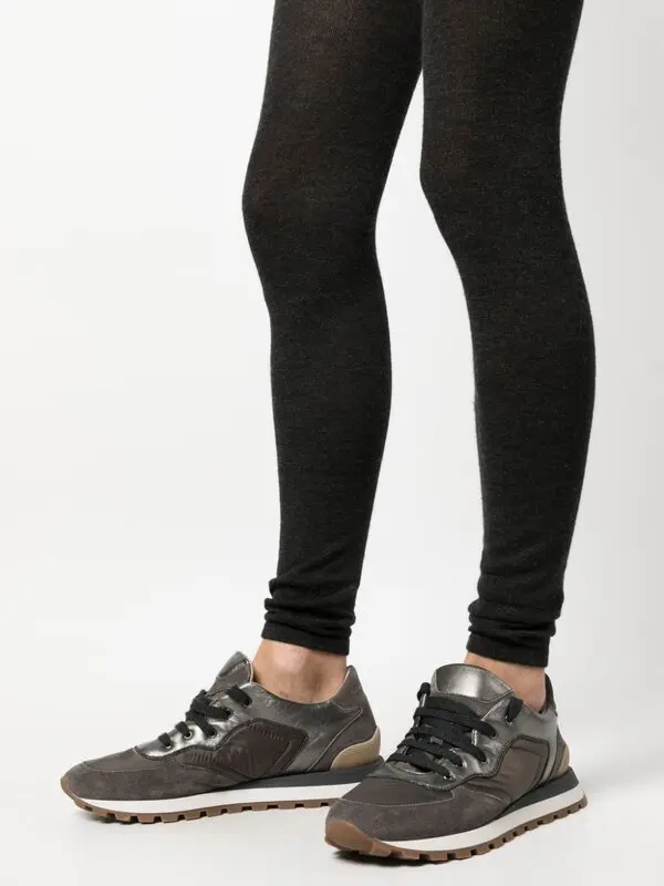 Brunello Cucinelli Sheer Cashmere-blend Leggings