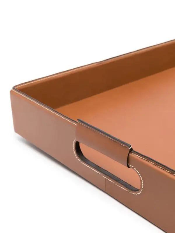 Ralph Lauren Large Wyatt Leather Tray