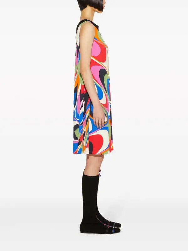 Emilio Pucci Onde-print Shift Dress