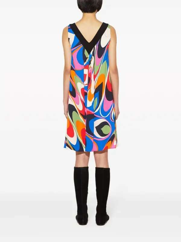 Emilio Pucci Onde-print Shift Dress