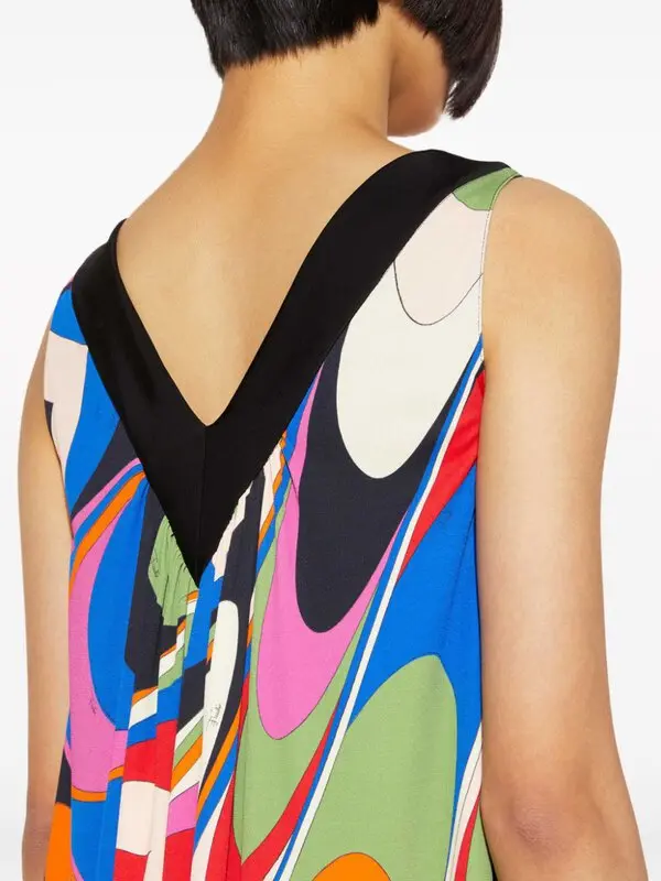 Emilio Pucci Onde-print Shift Dress