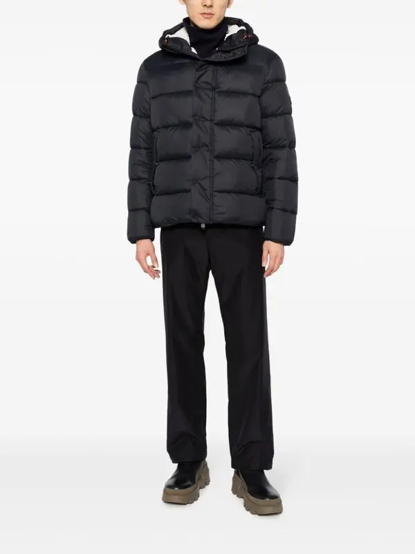 SAVE THE DUCK Hooded Quilted Jacket - Black