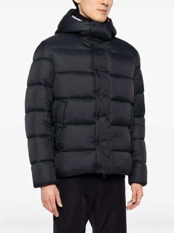 SAVE THE DUCK Hooded Quilted Jacket - Black