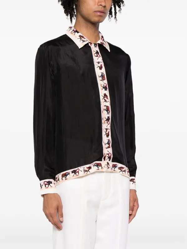 BODE Taureau Silk Shirt