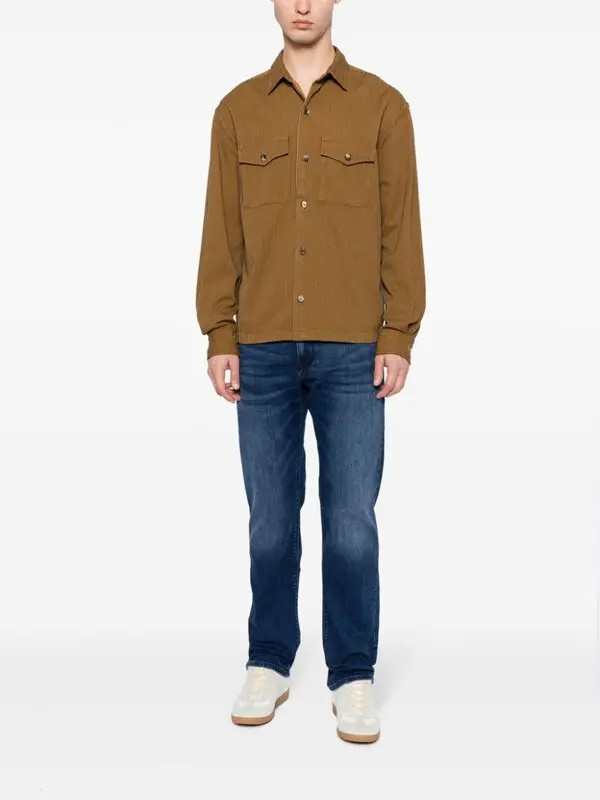 BOSS Straight-leg Jeans With Logo Patch