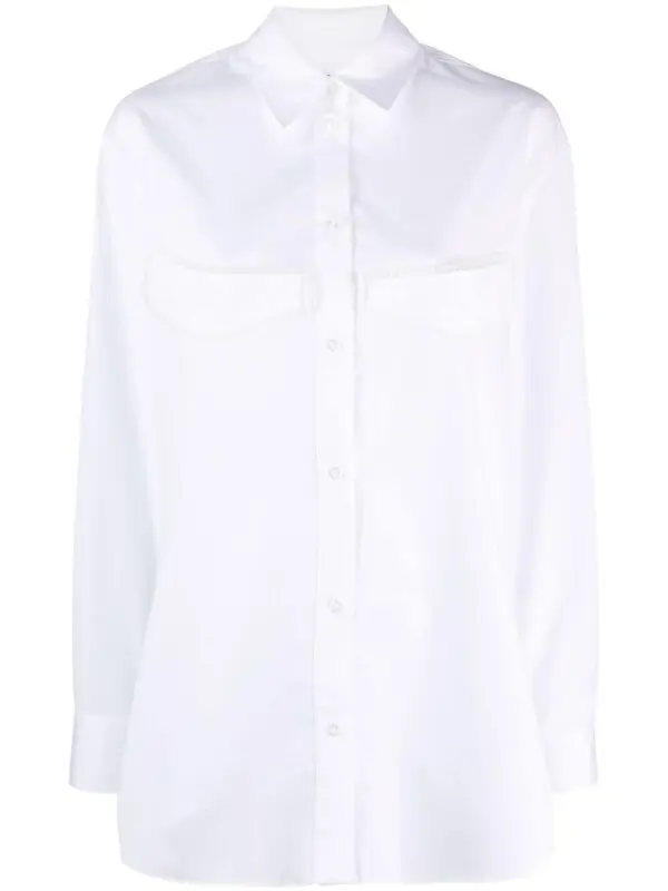 Simone Rocha Long-sleeve Cotton Shirt