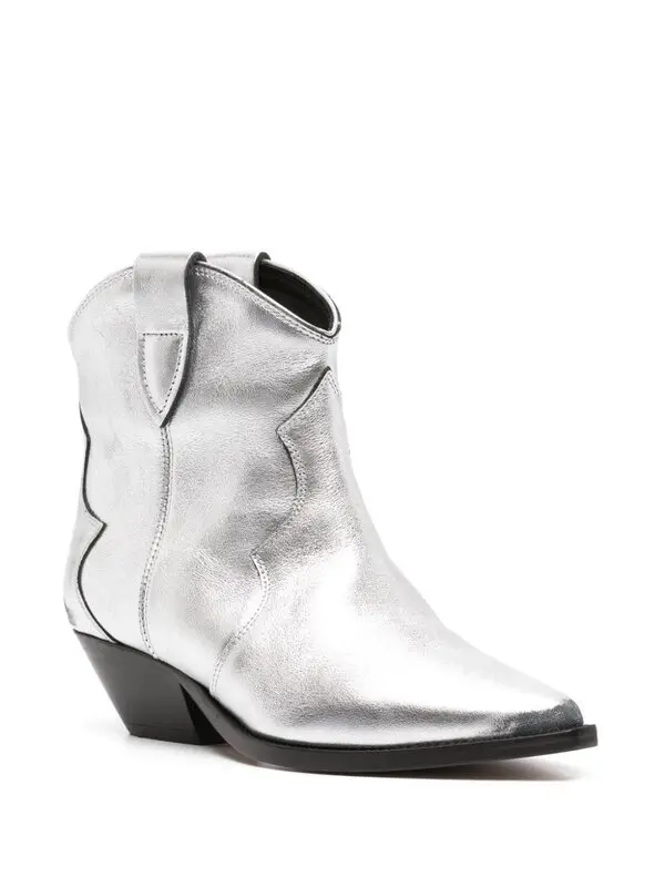 Isabel Marant Étoile Dewina Ankle Boots - Silver