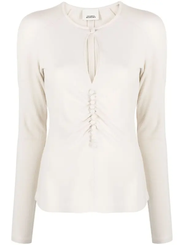 Isabel Marant Étoile Dorine Blouse - Neutrals