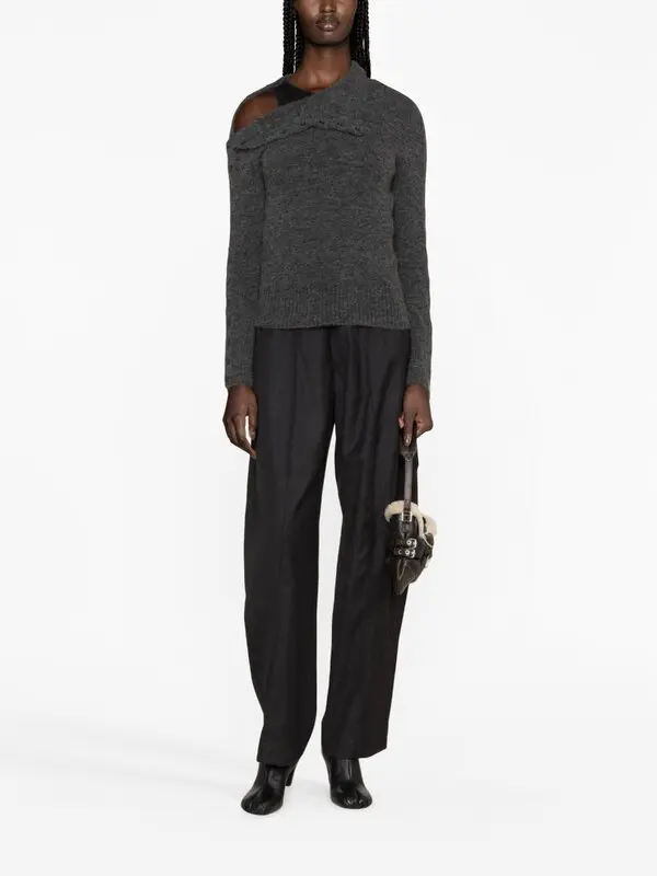 Isabel Marant Étoile Malo Convertible Knitted Jumper - Grey