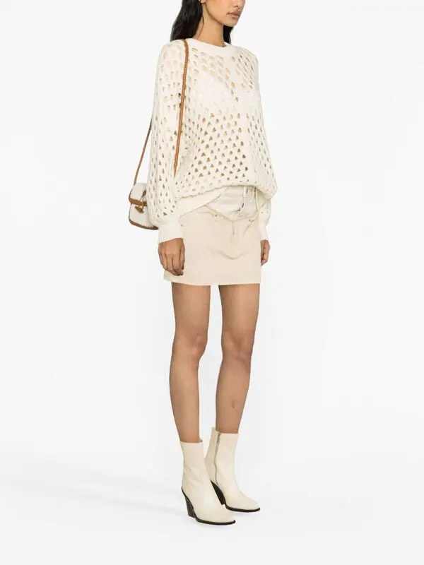 Isabel Marant Étoile Tane Crochet Wool-blend Jumper