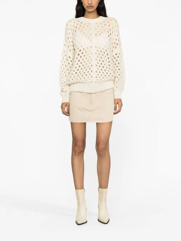 Isabel Marant Étoile Tane Crochet Wool-blend Jumper