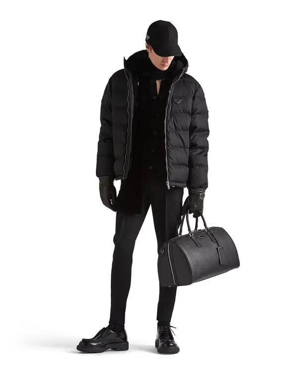 Prada Cropped Re-nylon Down Jacket