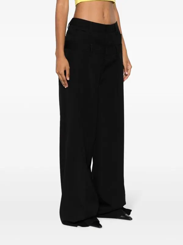 Dsquared2 Layered Wide-leg Trousers