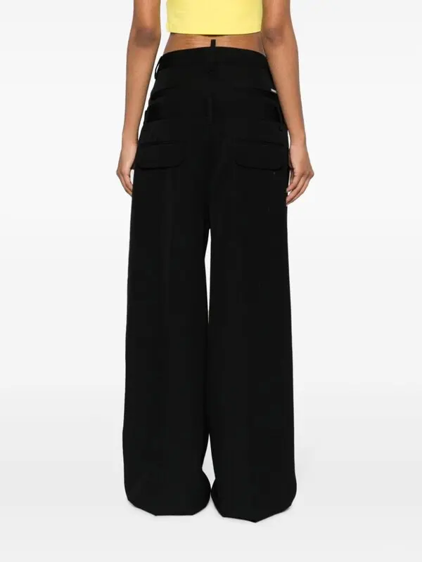 Dsquared2 Layered Wide-leg Trousers