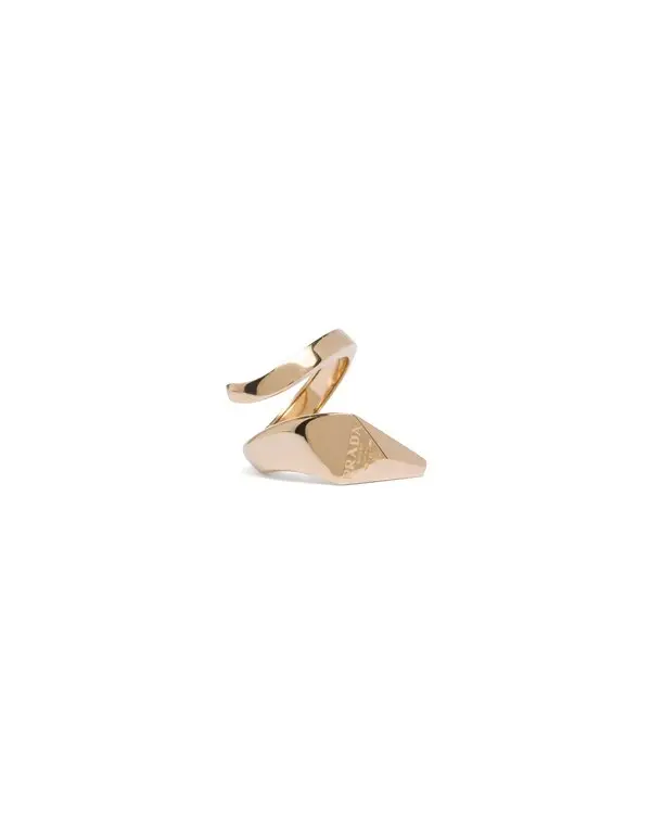 Prada Eternal Snake Ring - Gold/silver