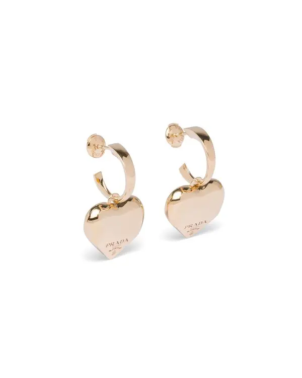 Prada Eternal Drop Earrings - Gold/silver