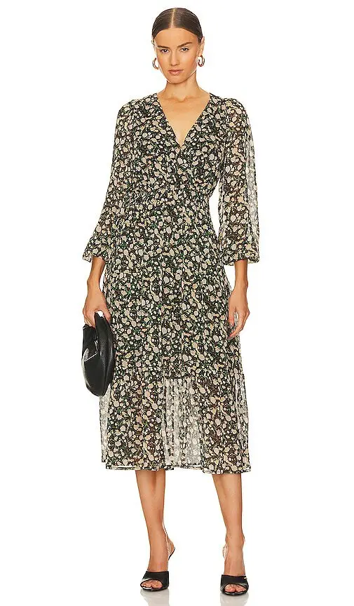 knee length dresses for ladies Heather Midi Dress – Emperial Vogue