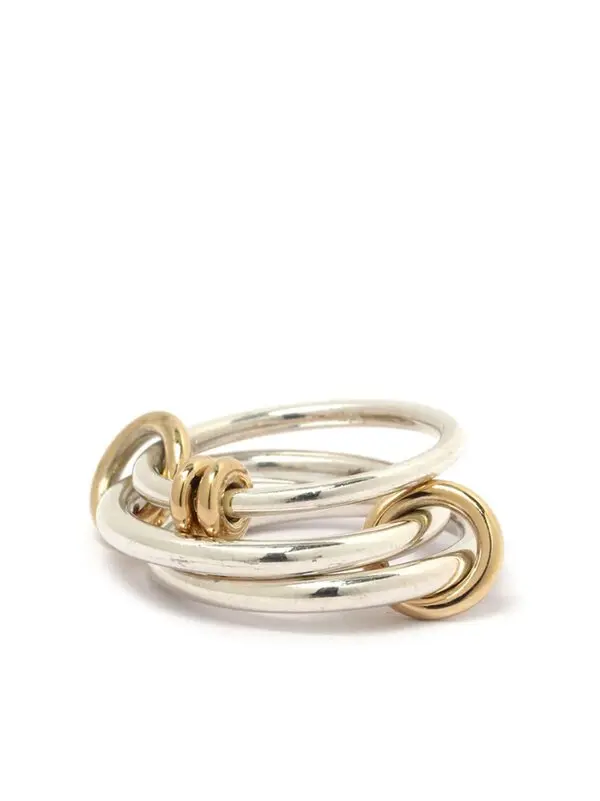 SPINELLI KILCOLLIN 18kt Yellow Gold And Sterling Ring - Silver