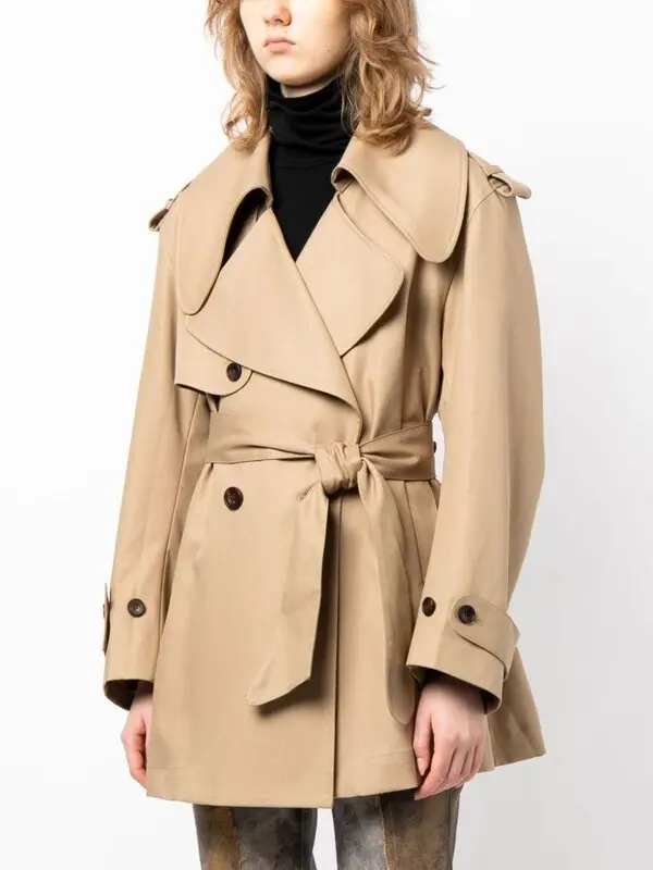 JNBY Belted Double-breasted Trench Coat