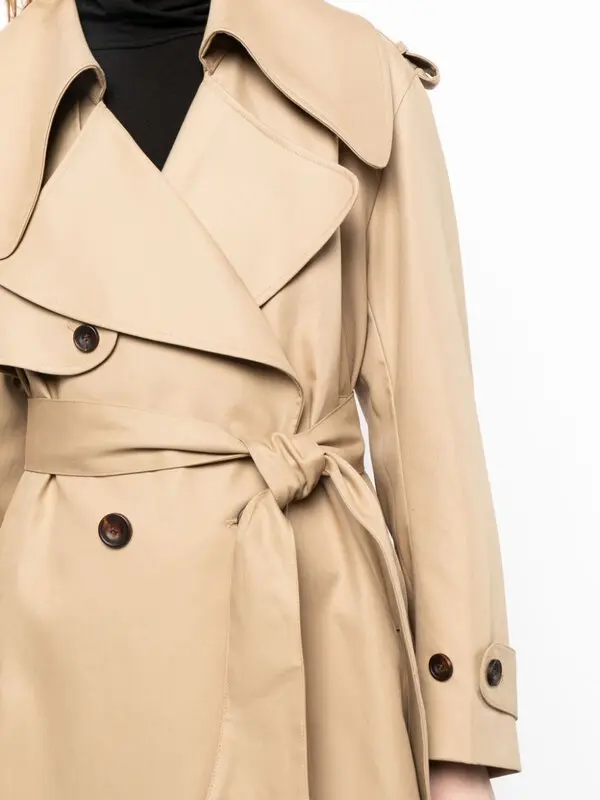 JNBY Belted Double-breasted Trench Coat