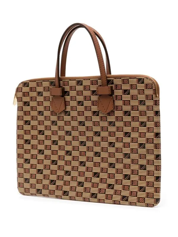 Moreau Monogram-pattern Laptop Case