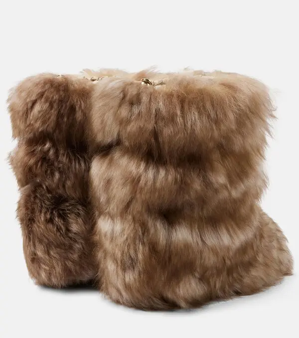 Bogner Les Arcs Shearling Boots - Brown
