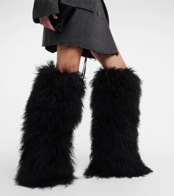 Paris Texas Shearling Boots