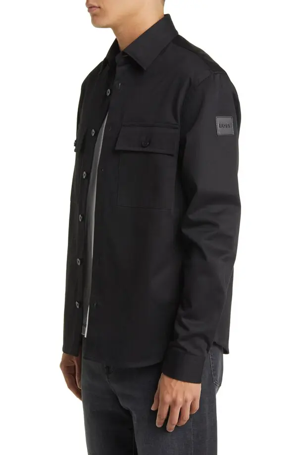 BOSS Owen Solid Button-up Shirt