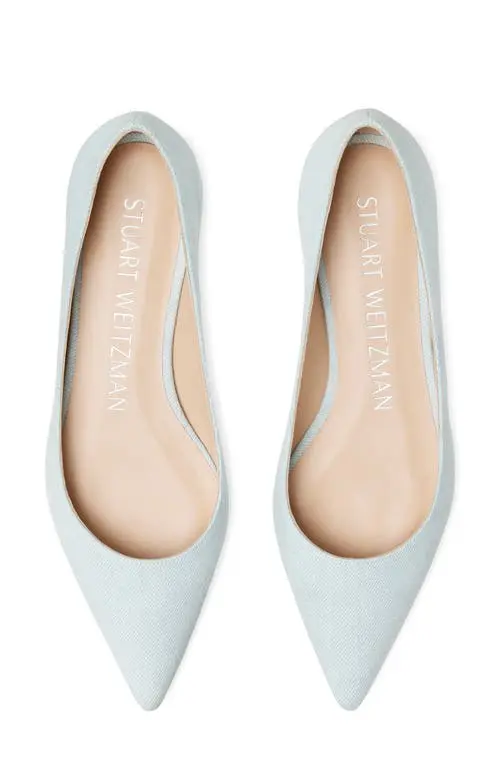 STUART WEITZMAN Emilia Pointed-toe Flat