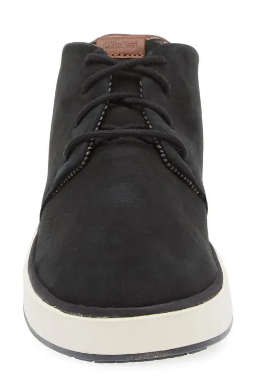 Olukai Papakū 'ili Waterproof Chukka Boot - Black/black