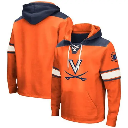 COLOSSEUM Virginia Cavaliers Lace-up Pullover Hoodie