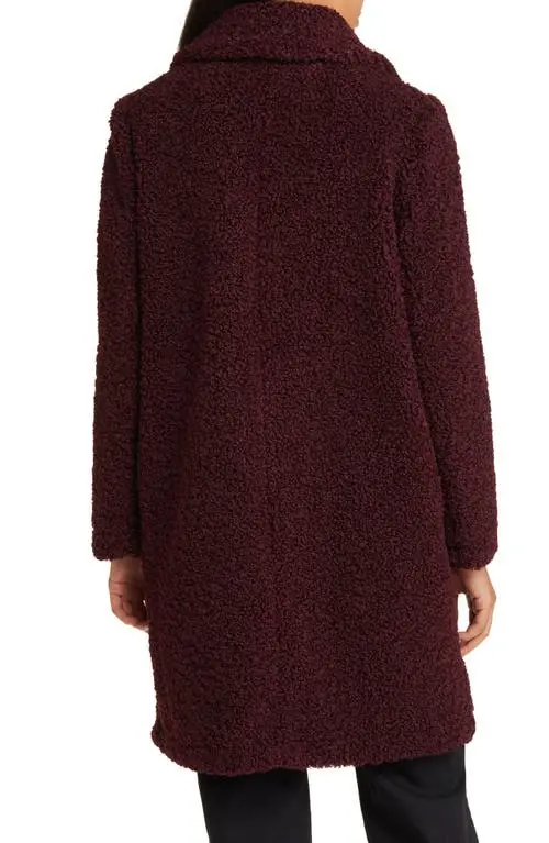 Sam Edelman Longline Teddy Fleece Coat