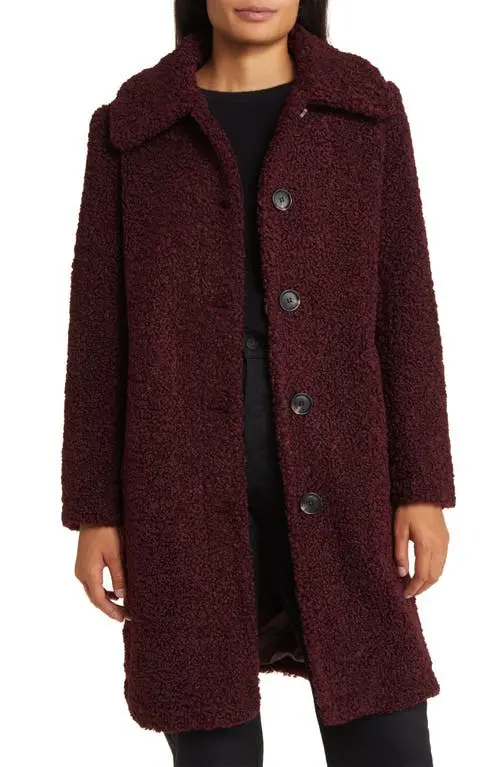 Sam Edelman Longline Teddy Fleece Coat