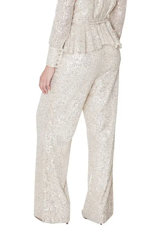 Julia Jordan Straight Leg Sequin Pants