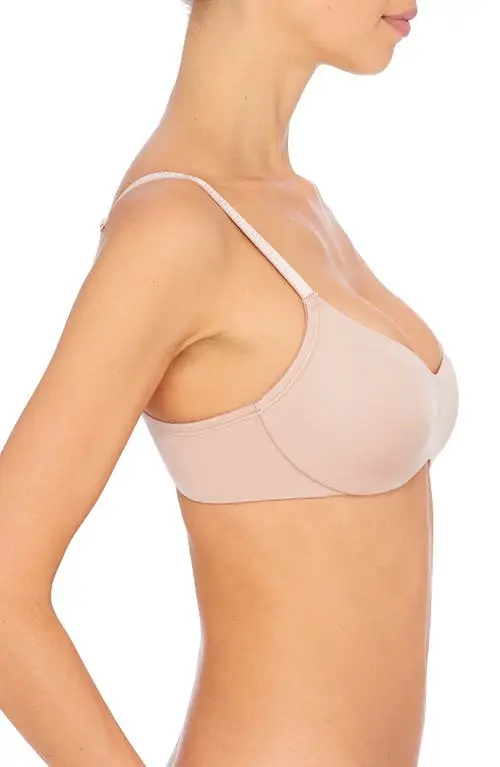 Natori Cushioned Comfort Wireless Contour Bra - Lt. Mocha