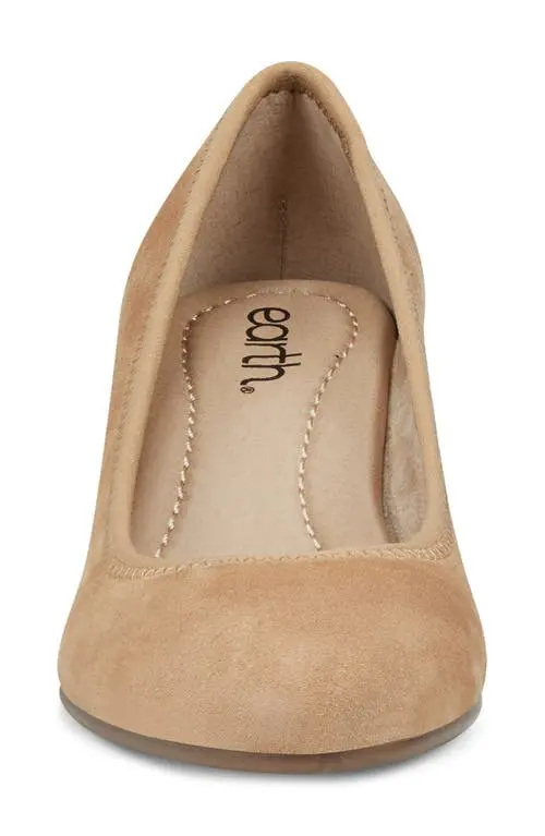 EARTH® Rellia Block Heel Pump - Light Natural