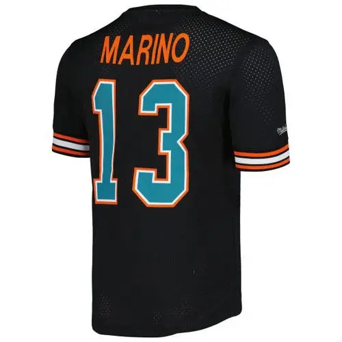 Mitchell & Ness Dan Marino Miami Dolphins Retired Player Mesh Top