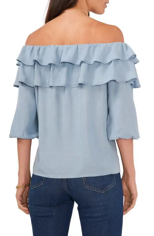 Chaus Ruffle Off-the-shoulder Top