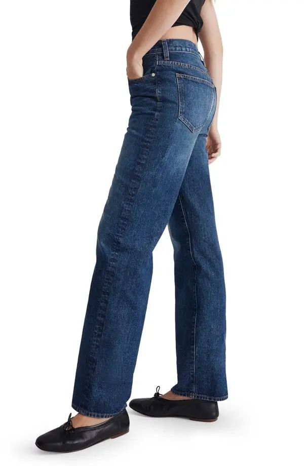 Madewell Low Slung Straight Jeans