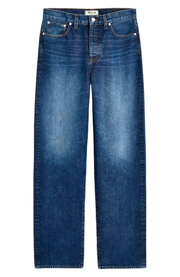 Madewell Low Slung Straight Jeans