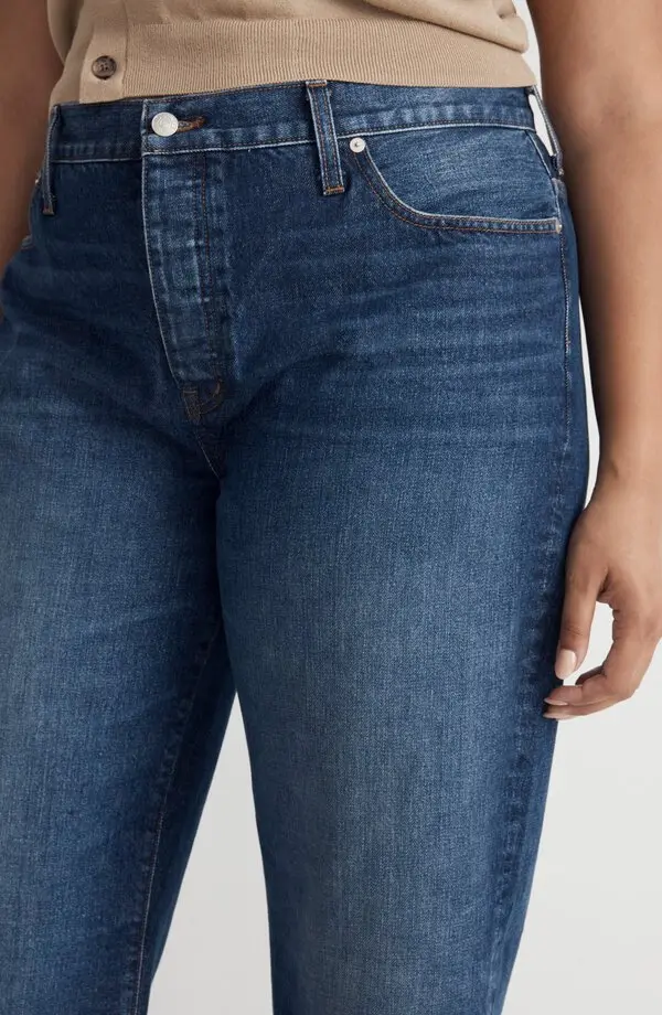 Madewell Low Slung Straight Jeans