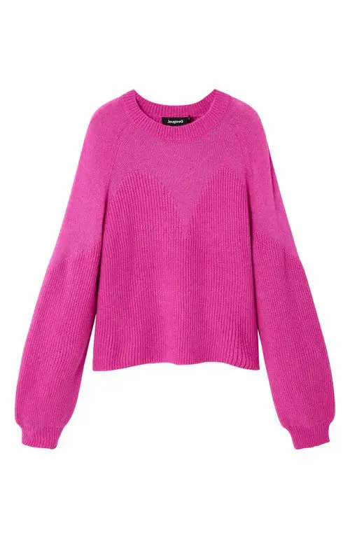 Desigual Sena Balloon Sleeve Sweater