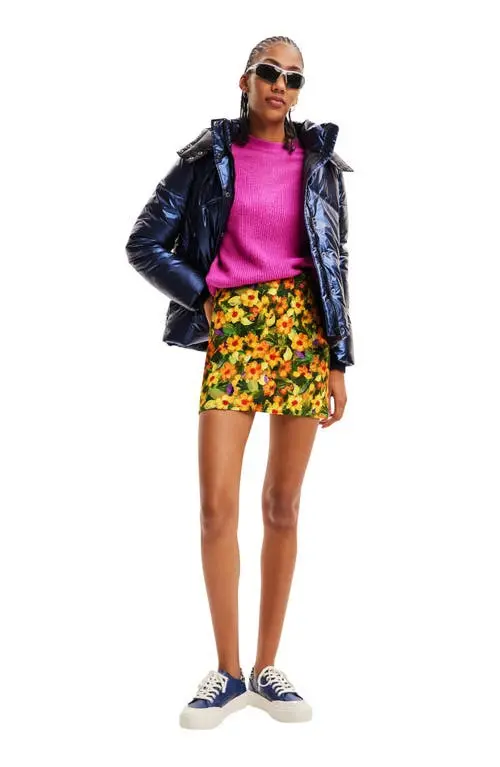 Desigual Sena Balloon Sleeve Sweater