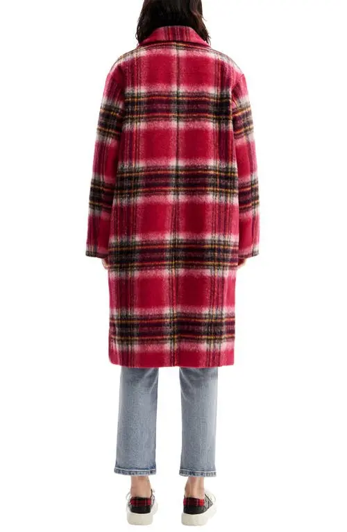 Desigual Tommy Plaid Overcoat